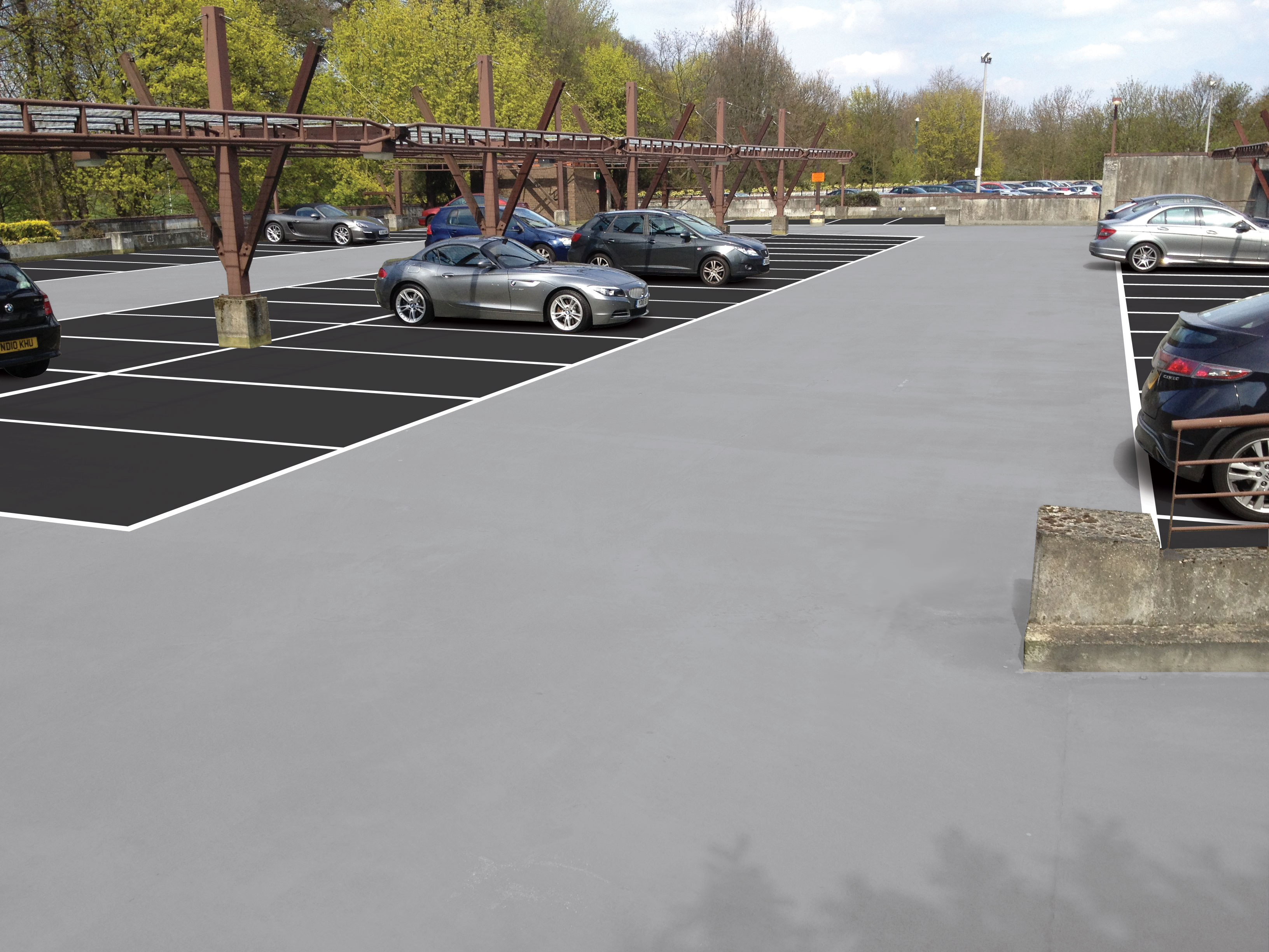 Concept and Visual Design Services For Car Park Decking Schemes